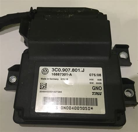 MODUŁ HAMULCA RĘCZNEGO 3C0907801J VW PASSAT B6 7029813275 oficjalne