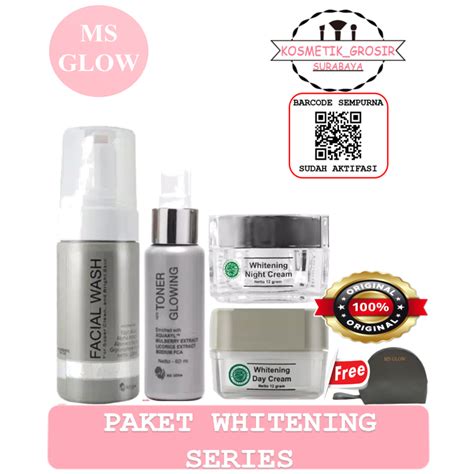 Jual Ms Glow Paket Whitening Series Barcode Aktivasi Shopee Indonesia