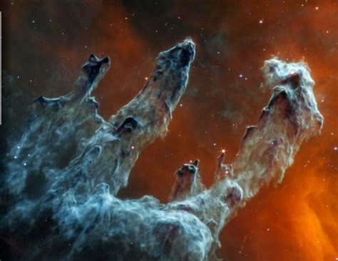 NASA capta fantasmal imagen de los Pilares de la Creación Fusilerías
