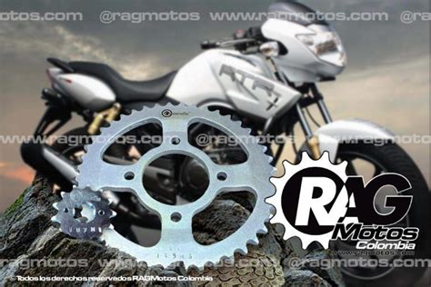 Apache 160 Kit Arrastre Cassarella Relacion Original Cadena Reforzada