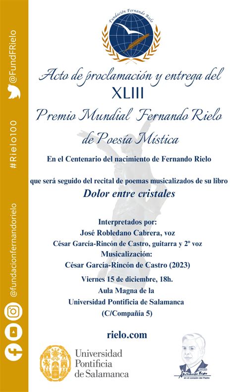 Salamanca Proclamadas Las Obras Finalistas Del XLIII Premio Mundial De
