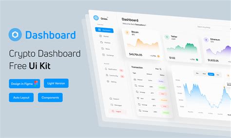 Crypto Dashboard Free Ui Kit Figma