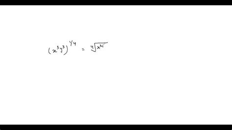 solved rational exponents write an equivalent expression using radical notation and if possible