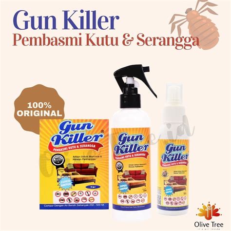 Jual Obat Anti Kutu Kasur Tungau Gun Killer Pembasmi Kutu Kasur
