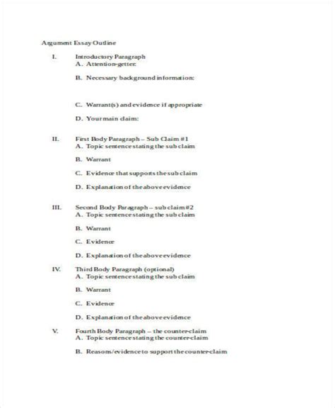 29 Outline Templates In PDF Free Premium Templates