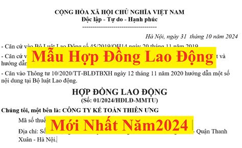 M U H P Ng Lao Ng M I Nh T Tu N Th B Lu T B O V Quy N L I