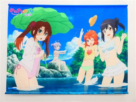 目立った傷や汚れなしOd7 のんのんびより りぴーと Getchu comげっちゅ屋 BD DVD①③購入者特典 オリジナルB2