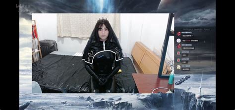 洛翩鸿 on Twitter 昨晚的直播截图emm好憨啊 胶衣 latex 修女 男の娘 伪娘 latexcatsuit