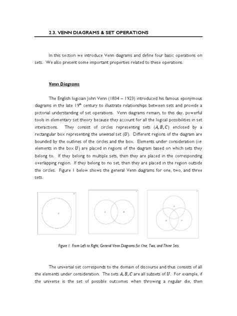 2 3 venn diagrams and set operations pdf set mathematics yin and yang
