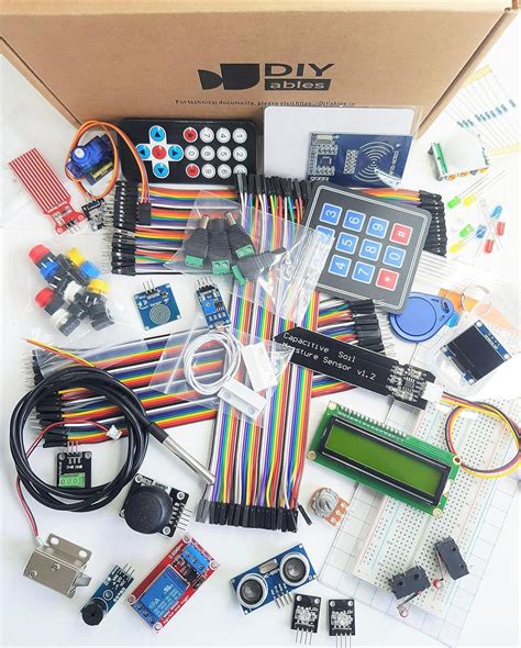 DIYables Starter Kit For Arduino ESP32 ESP8266 Raspberry Pi
