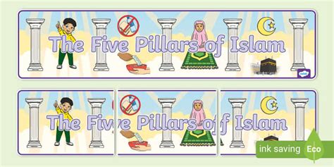 The Five Pillars Of Islam Matching Activity Teacher Made 09 16 2023