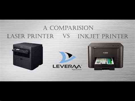 Differences Between Laser And Inkjet Printers YouTube