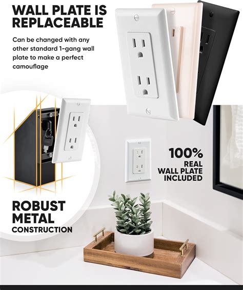 Buy Elder Welder Hidden Wall Safe Outlet With Key Lock Electric