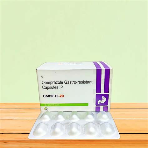 20 MG Omeprazole Gastro Resistant Capsule 10x10 Capsules Prescription