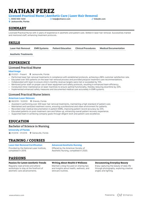 1 Successful Travel Licensed Practical Nurse Resume Example And Writing