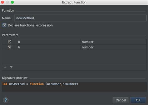 refactoring typescript intellij idea documentation