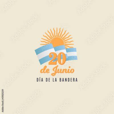 20 de junio día de la bandera argentina adesivos para a parede