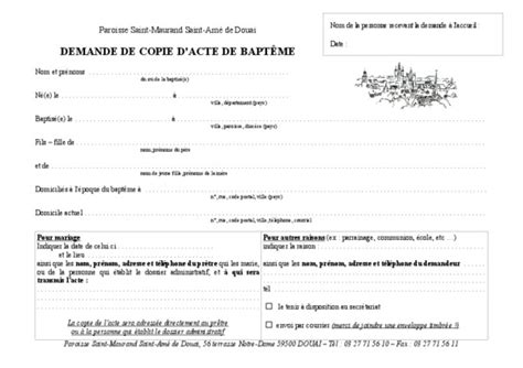 Ou Trouver Un Acte De Bapteme Pdf Notice Manuel D Utilisation
