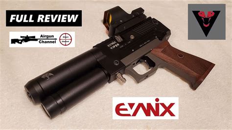 Evanix VIPER Semi Auto PCP Pistol Full Review At New England Airgun