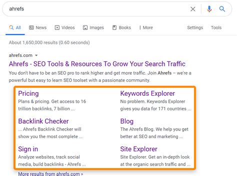 What Are Sitelinks Their Benefits How To Influence Them