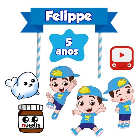 Topo De Bolo Luccas Neto Elo Produtos Especiais