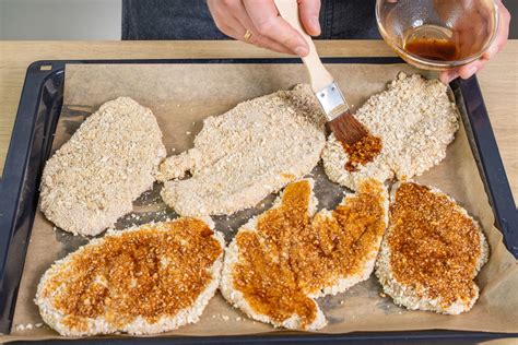 Hähnchenschnitzel aus dem Backofen Rezept