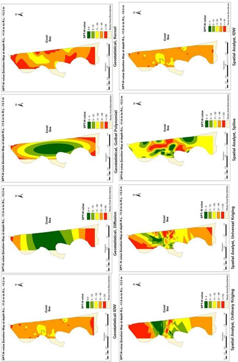 comparison among eight interpolation techniques in gis download scientific diagram