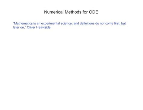 pdf numerical methods for odeeuler and implicit euler methods note euler s method left