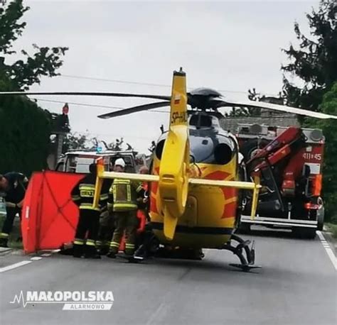 Tragiczny wypadek na drodze powiatu brzeskiego Nie żyje motocyklista