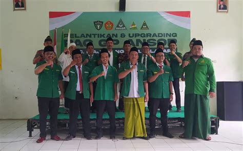 PAC GP Ansor Majenang Masa Khidmat 2022 2024 Resmi Dilantik