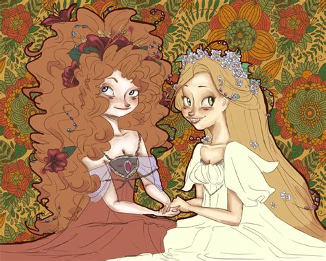 Merida X Rapunzel Deviantart