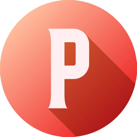 Letra p Iconos gratis de educación