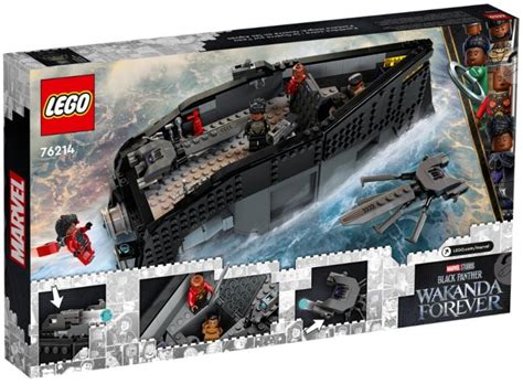 LEGO 76214 War On The Water Black Panther Wakanda Forever 2022 Set