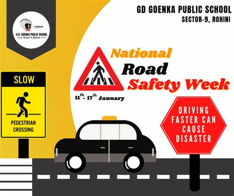 National Road Safety Week Gd Goenka Rohini