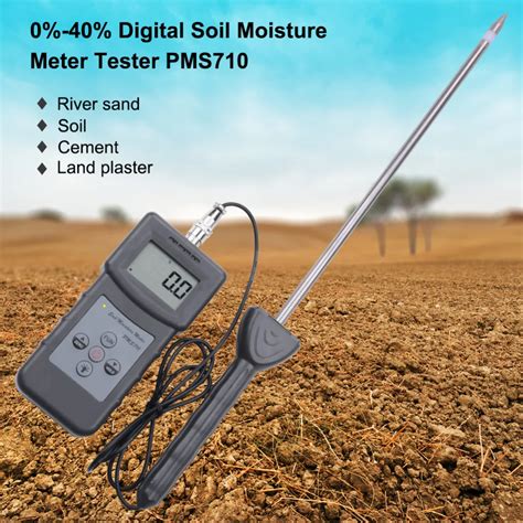 Yieryi Portable Digital PMS710 Soil Moisture Meter Probe Soil Moisture