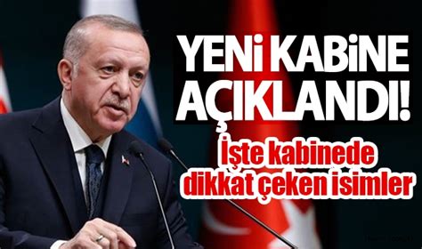 Cumhurba Kan Erdo An T Rkiye Y Zy L Kabinesini A Klad G Ndem