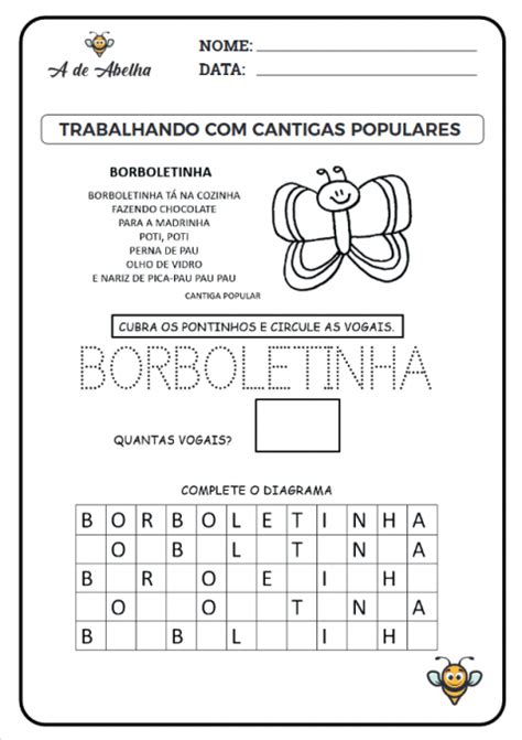 7 atividades para educação infantil de acordo a BNCC para imprimir