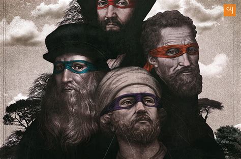 Leonardo Michelangelo Raphael And Donatello—artists Or Teenage Mutant Ninja Turtles Characters
