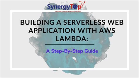 PPT Building A Serverless Web Application With AWS Lambda A Step By