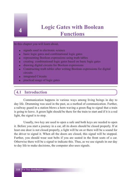 pdf 4 logic gates with boolean functions learn it filefor free distribution 109