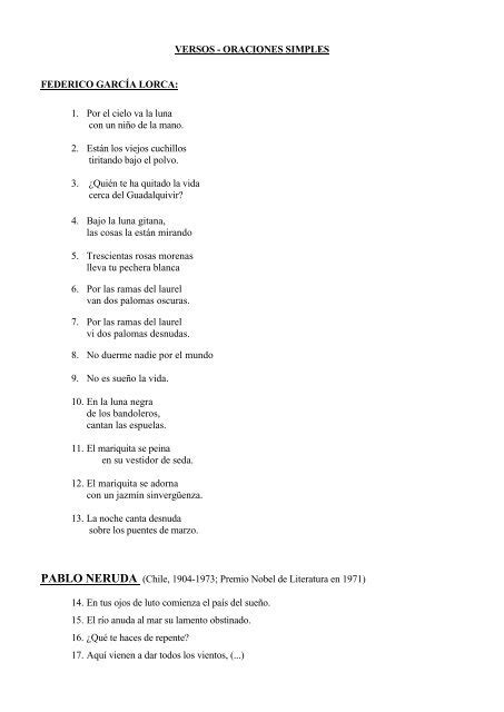 Oraciones Simples Y Compuestas Pdf Edu Svet Gob Gt