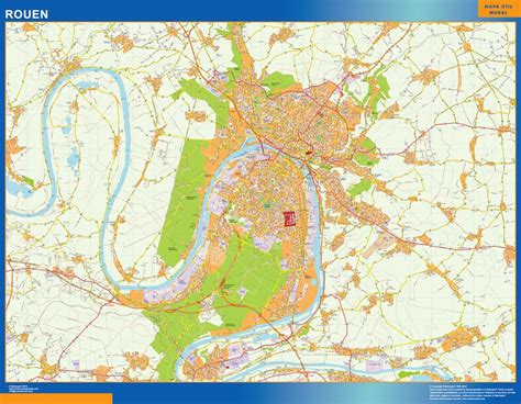 Carte Rouen Ou Le Plan Carte Rouen