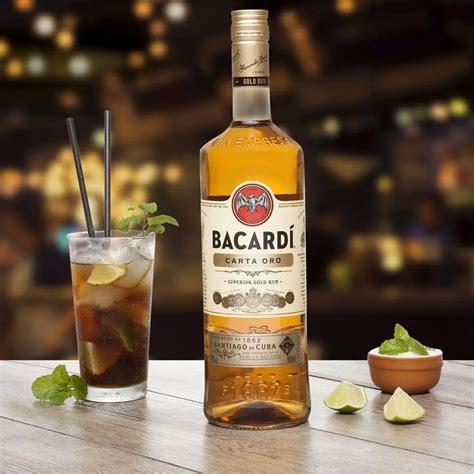 Rum Bacardi Carta Oro Garrafa Ml Bartender Store Seu Portal De