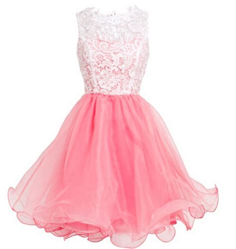 Cute Pink Short Lace Tulle Short Prom Dresses Pink Homecoming Dresses Cute Formal Dresses
