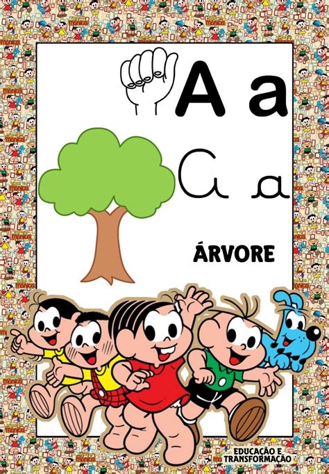 Blog Educa O E Transforma O Alfabeto Turma Da M Nica Tipos De