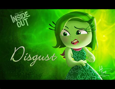 Inside Out Disgust By An Christiancomics On Deviantart