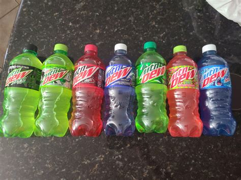 All The Dews I Could Find In Southern California Today R Mountaindew