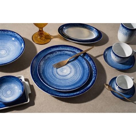 Aparelho de Jantar 30 Peças Esfera Azul Schmidt Primolare