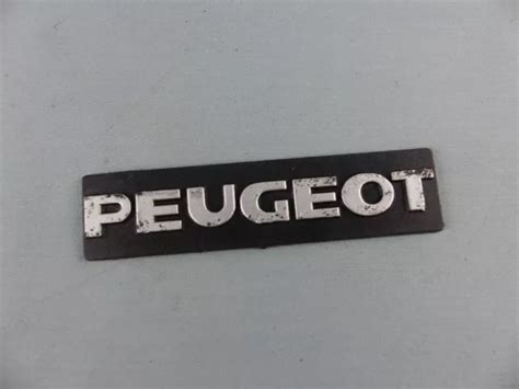 PEUGEOT PETIT INSIGNE emblème logo sigle monogramme hayon coffre en