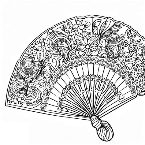 Dibujos De Abanico Para Colorear Dibujos Online